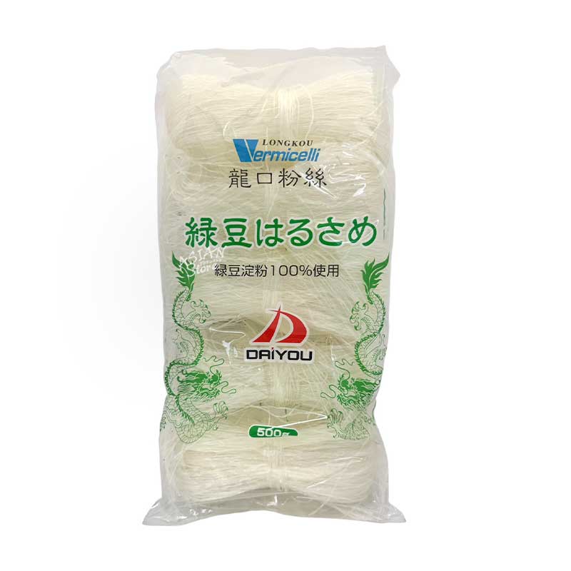 【商品名】緑豆はるさめ・龍口春雨/大洋　龍口粉糸 【原材料】緑豆でんぷん 【内容量】500g（100g×5） 【原産国】中国 【賞味期限】商品画像記載の賞味期限と現物は異なる場合がございます。 ※予告なくパッケージデザインが変更される場合が...
