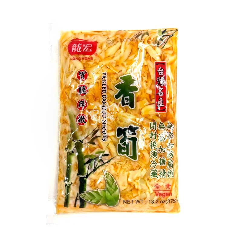 【商品名】台湾味付穂先たけのこ細切/台湾龍宏香筍細切 【原材料】たけのこ、植物油脂（大豆油、ゴマ油）、砂糖、食塩、調味料（アミノ酸等）、乳化剤、酸味料、着色料（パプリカ色素）、酸化防止剤（ビタミンE） 【内容量】375g 【原産地】台湾 賞...
