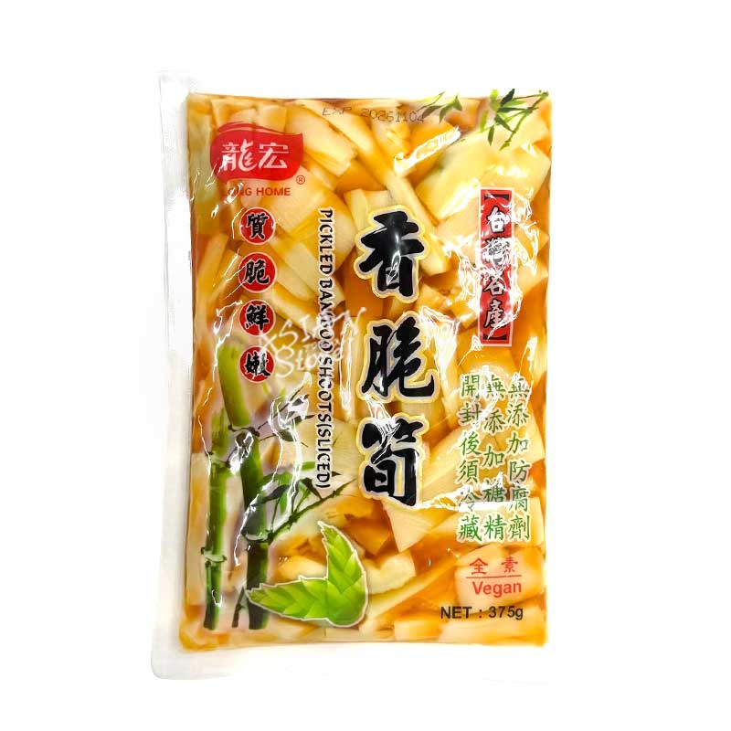 【商品名】台湾味付穂先たけのこ細切/台湾龍宏香筍細切 【原材料】たけのこ、植物油脂（大豆油、ゴマ）、砂糖、食塩/調味料、アミノ酸など、乳化剤、酸味料、着色料（パプリカ色素）、酸化防止剤（ビタミンE） 【内容量】375g 【原産地】台湾 【賞...