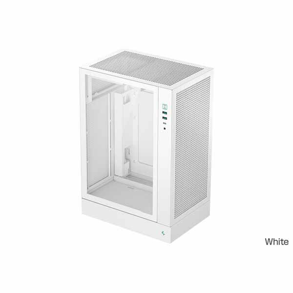 倒立デザインを採用したコンパクト設計。高い冷却性能と拡張性を実現するミニタワー型PCケース [特徴] ・倒立デザインを採用したコンパクトなPCケース ・メッシュパネルを多用した高エアフロー設計 ・内部のパーツが見やすい強化ガラス製サイドパネ...