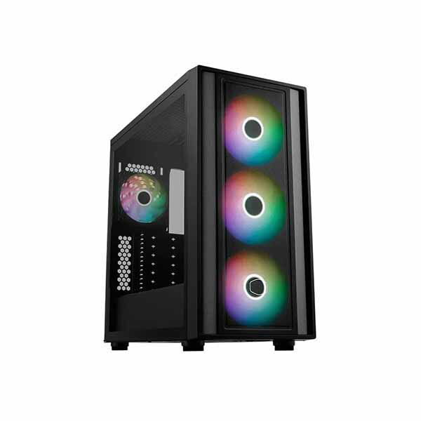 アドレサブルRGBファンを4基標準搭載。背面コネクタ設計のマザーボードに対応した、拡張性と冷却性能に優れたミドルタワー型PCケース [特徴] ・背面コネクタ設計のマザーボードに対応 ・冷却性と拡張性に優れたミドルタワー型PCケース ・E-A...
