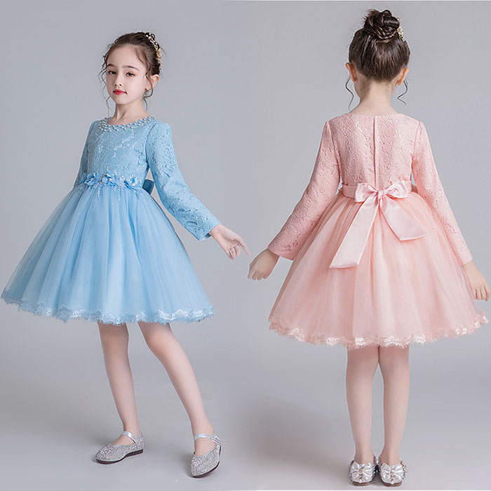 商品名 子どもドレス 色 ホワイト・ピンク・レッド・ブルー サイズ 110：バスト60cm　ウエスト57cm　ワンピース丈60cm　適用体重14-16.5kg　適用身長100-109cm 120：バスト63cm　ウエスト60cm　ワンピース...