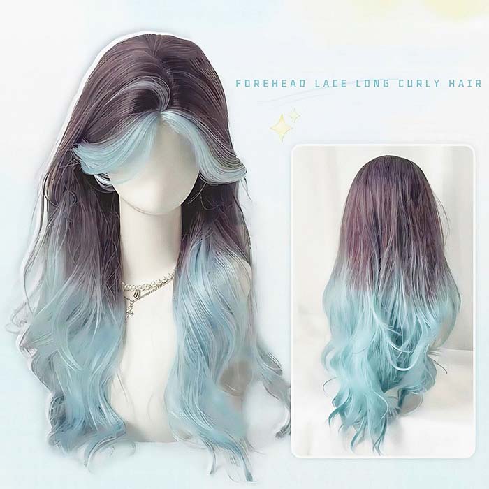 商品名 かつら 髪飾り・帽子などの小物は付いていません。 色 ブルー サイズ 約65cm 素人採寸若干の誤差がある場合がございます。 素材 合成繊維 ご了承いただきたいこと ※サイトに掲載の商品は、撮影の環境とモニター環境により、実際の物と...