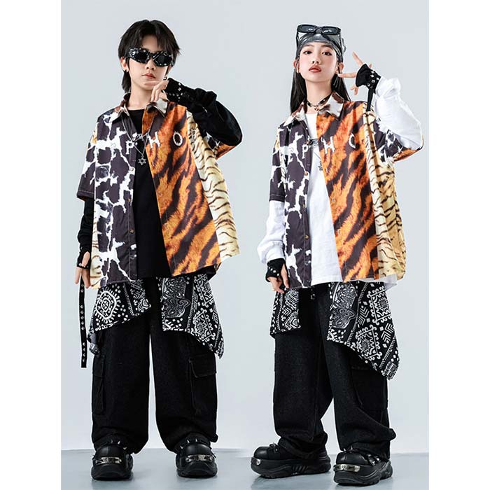 商品名 キッズダンス衣装 ・簡易な包装、ご了承ください。 色 ブラック|オレンジ|ホワイト サイズ 110-180cm 素人採寸若干の誤差がある場合がございます。 素材 ポリエステル ご了承いただきたいこと ※サイトに掲載の商品は、撮影の環...