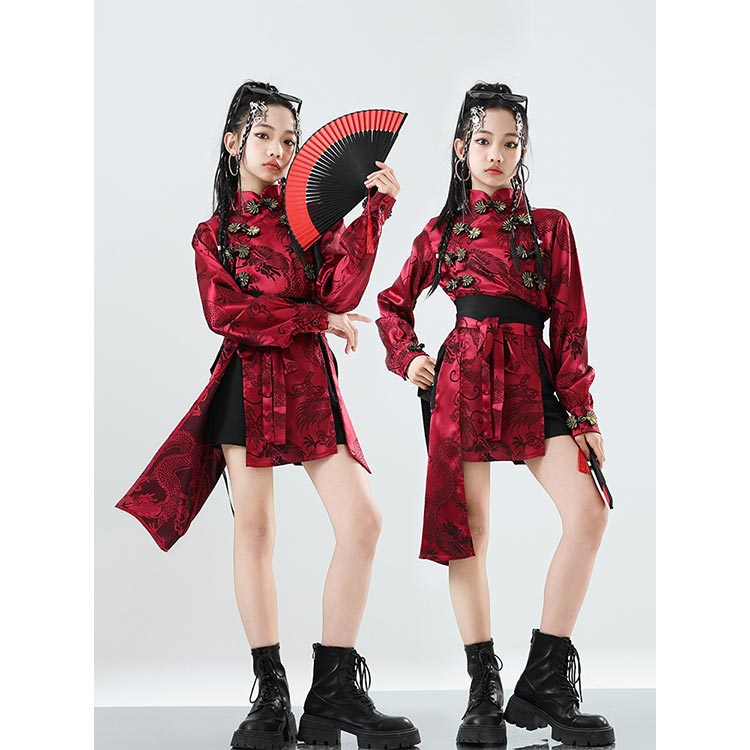 商品名 キッズダンス衣装 ・簡易な包装、ご了承ください。 色 レッド サイズ 110：適用身長100-110cm適用体重13-17.5kg 120：適用身長110-120cm適用体重17.5-22.5kg 130：適用身長120-130cm...