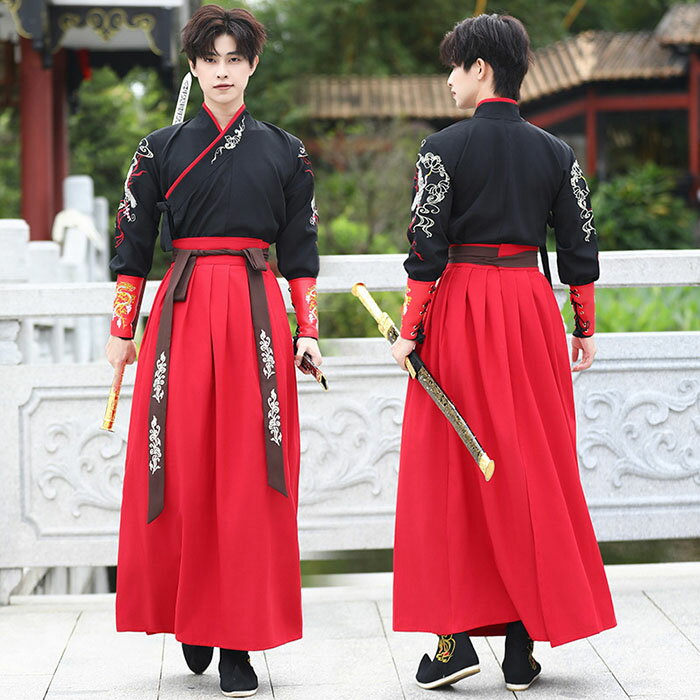 商品名 漢服 ・簡易な包装、ご了承ください。 色 レッド ブラック サイズ S-4XL 素人採寸若干の誤差がある場合がございます。 素材 レーヨン ご了承いただきたいこと ※サイトに掲載の商品は、撮影の環境とモニター環境により、実際の物と素...