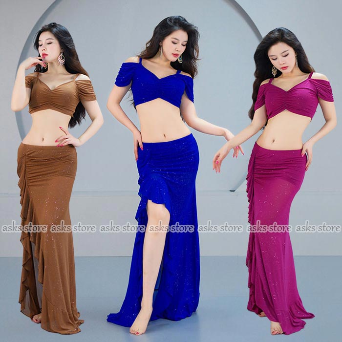 商品名 ベリーダンス衣装 ・簡易な包装、ご了承ください。 色 ブルー|パープルレッド|ブラウン サイズ M-XL 素人採寸若干の誤差がある場合がございます。 素材 ポリエステル ご了承いただきたいこと ※サイトに掲載の商品は、撮影の環境とモ...