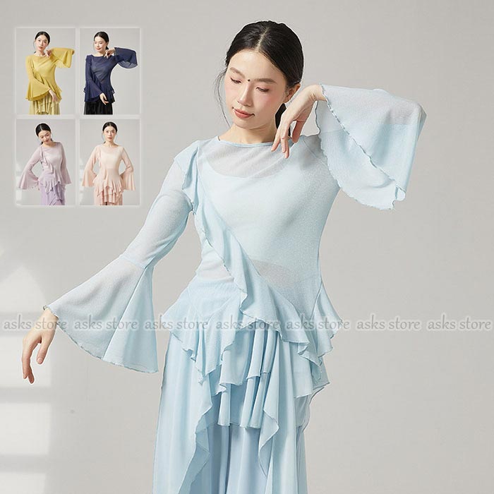 商品名 ダンストップス ・簡易な包装、ご了承ください。 色 イエロー|パープル|ピンク|ブルー|ネイビー サイズ S：着丈52バスト86適用体重42.5-50kg M：着丈53バスト90適用体重50-57.5kg L：着丈54バスト94適用...