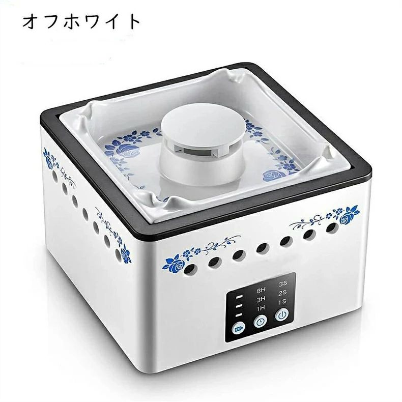 ■使用面積：25平方メートル ■騒音パラメータ：25db~33db ■製品材質：パネルセラミックス、機体ABS ■マイナスイオン濃度：1500万/cm2 ■製品サイズ：15X15X10cm ■電池容量：8000mAh ■定格電圧：5V2A ...