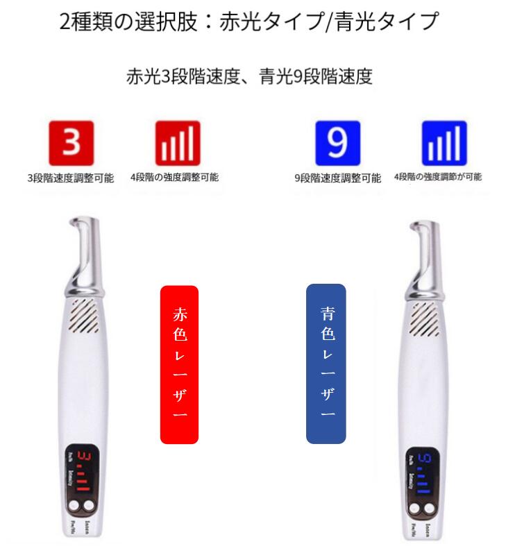 美顔器 ピコレーザー レーザーペン シミ取り ほくろそばかす除去 シミ 斑 青色レーザー 赤色レーザー 美容機器 レーザー そばかす ピコ秒レーザー 母の日 2025家庭用 美顔ペン 美顔器 美顔ペン 美顔器セット 手軽に除去 照明ブルーラ...