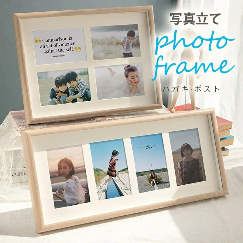 「一体型の3面フォフーム」：3面があり、写真を3枚まで収納可能です。連続写真として保存するのに最適です。家族の写真を入れて壁に飾ることで、個性的なイテリアとして楽しめます。空間に温かみと個性を加え、訪れる人々に印象的な演出を提供します。「設...