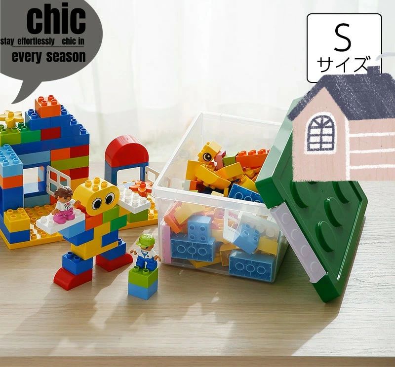 商品説明商品名 ブロック収納ボックス S 4個セットサイズ 約W31×D21×H13.5cm材質 ポリプロピレンカラー レッドブルーグリーンイエロー注意事項※写真は実物と同じように撮影されます。撮影中の光とモニターの解像度が異なるため、多少...