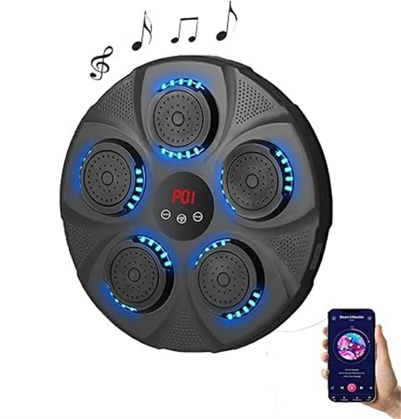 🏃?【壁掛けの利点】:音楽電子ボクシング壁掛けボクシングマシンは強固な粘着タブにより、任意の壁に手軽に取り付け可能な音楽電子ボクシングマシン。小型で収納に便利。初心者でもすぐにエンターテイメントとトレーニングを楽しむことがで...