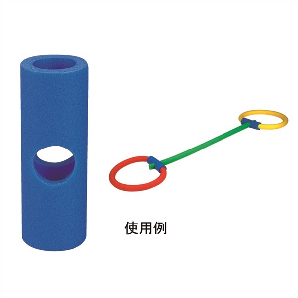 850遊び方は子ども次第 プカプカポールをこれでつなげよう●外径10/内径6cm×長さ30cm●重量:40g/個●材質:ポリエチレンフォーム