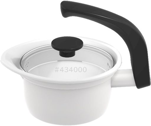 レトロフューチャーなフォルムのマルチポット どこか懐かしく、そして新しいフォルムに優しいカラーリングのえーなポット ケトル、ティーポット、小鍋など、様々な用途にお使いいただけます 表面はガラス質なので色、光沢を末永く保ちます 中の様子が見え...