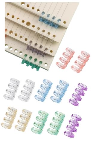 ✅【豊富なカラー&amp;実用的なセット】全12個入りのルーズリーフバインダーリング。6色の鮮やかなカラーで分類や用途別に使い分けが可能。A5・A4・B5など様々なサイズの用紙整理に最適です。 ✅【高品質ABS素材・耐久性抜群】高品質ABS...