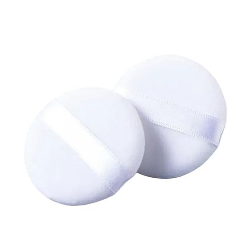 【製品情報】セット内容:パウダーパフx2個。サイズ:直径5.5 cm、厚さ0.8 cm。 【用途が広い】パウダー、パウダー、ハイライト、チークなど、さまざまなパウダー化粧品に適しています。 【繰り返し使用可能】洗浄後も形状を保持することがで...