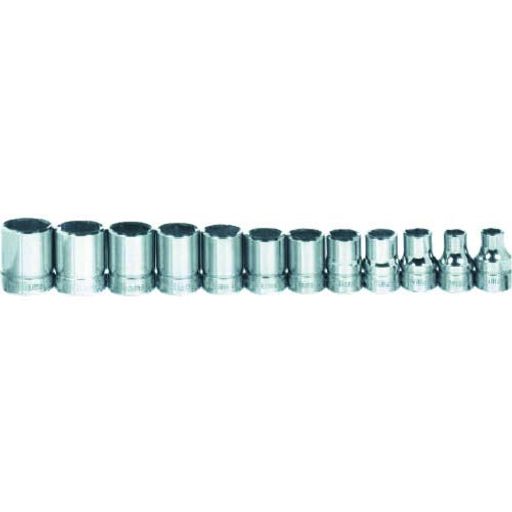US品番:MSB-12HRC 規格:6角 12個 差込角:3/8" 8~19mm(1mm刻み)12個セット