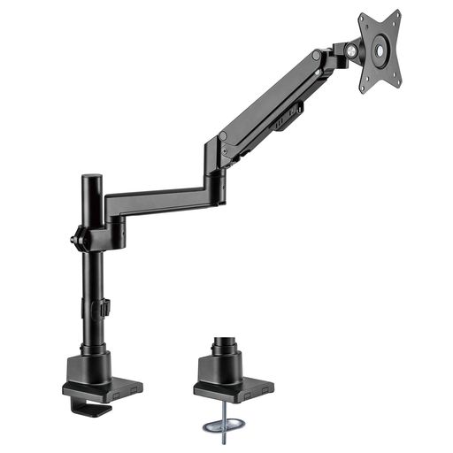対応規格:VESA75x75mm/100x100mm 対応モニターサイズ:32インチまで 耐荷重:1〜9kgまで 取付方式:クランプ方式/グロメット方式 取付可能天板:クランプ:20〜50mm/グロメット:20〜45mm 取付必須スペース:...