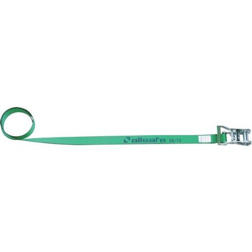 ●最大使用荷重(t):0.67●ベルト長さ(m)巻取側:-●べルト長さ(m)固定側:6●色:グリーン●ベルト寸法(mm)幅x厚み:35x1.8 ●ラウンドタイプ ●ベルト:ポリエステル●ラチェットバックル:スチール ●他社ベルトとの組み合わ...