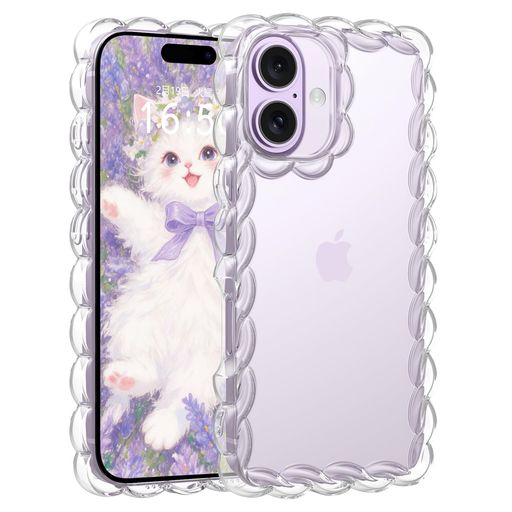 ハート 白抜き【対応機種】iPhone176.3インチ対応専用ケースです、誤差のない精密設計でボタンが押しやすいながら、デバイスにフィットします。対応機種を間違いないようにご購入お願い申し上げます ハート 白抜き【編み込みウェーブ枠・高透明...