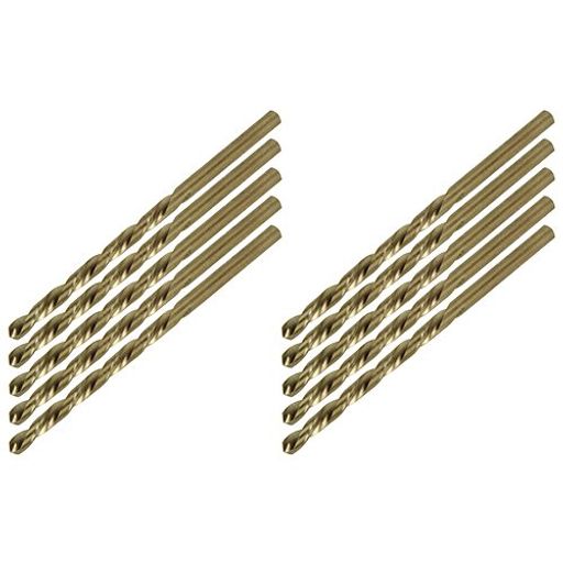 用途:ステンレス鋼、難削材、一般鋼、軟鋼、パイプ等 サイズ:4.7mm 入り数:10本入 ドリル回転数(目安):500~1000RPM ボール盤目安(周速):0.17~0.26m/秒 適応機種:電気ドリル・エアードリル・ボール盤 材質:コバ...