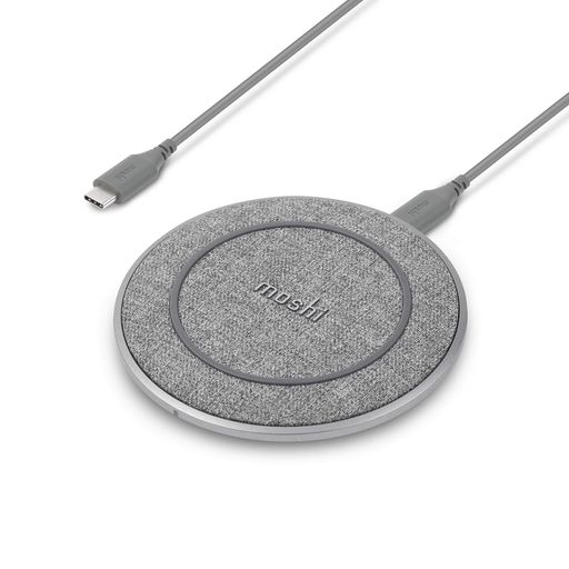 【デザイン】北欧インテリアにインスパイヤされたプレミアムワイヤレス充電パッド 【充電】急速充電をサポート:iOSを含むiPhone用の高出力USB-C壁充電器(MoshiRewindC)およびUSB-C-USB-Cケーブル(MoshiInt...
