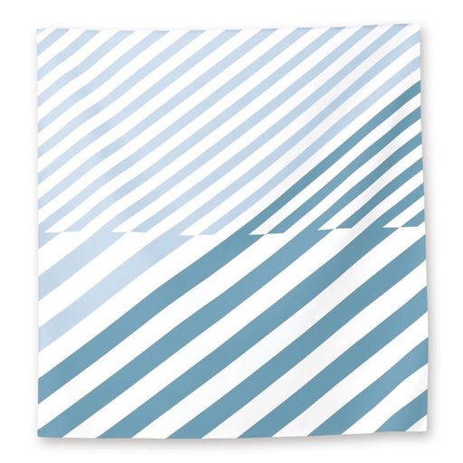 本体サイズ:約50x50cm 本体重量:約50g 素材・材質:綿100% 原産国:日本 柄:ブラインド ストライプ
