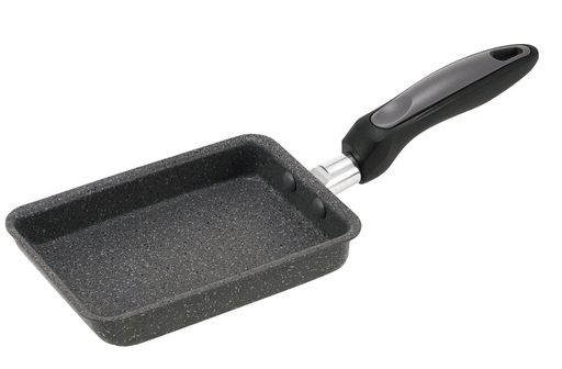 卵の調理 商品サイズ:335x120x75mm お弁当サイズに便利! カラー:グレー ●気軽に手軽にササッと使える!ガス火・IH対応のミニ玉子焼き器です。 ●内面は焦げつきにくくお手入れもしやすい、マーブル加工!耐摩耗性試験100,000回...