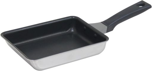 卵の調理 サイズ:36.8x15.3x 6.9cm 本体重量:0.6kg 素材・材質:本体/2層クラッド 内面/テフロン 持手/フェノール樹脂 加工・仕上げ:内面/テフロンプラチナ加工 外面/ミラー研磨仕上げ 日本製