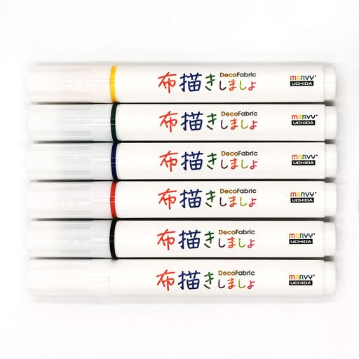 サイズ:19x107x175mm 重さ:180g セット内容:ホワイト・ブラック・レッド・ブルー・グリーン・イエロー インク:水性顔料(直液タイプ) ペン先:平芯(1.5~4mm)