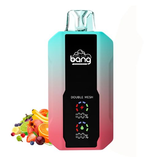 Bang 25000puffs 電子タバコ 本体は、デュアルメッシュコイルを搭載し、安定したミスト生成と滑らかな吸い心地を実現します。LEDディスプレイにより、バッテリー残量およびリキッド残量をリアルタイムで確認でき、使用状況をひと目で把握...