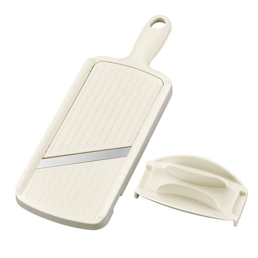 本体サイズ:270x90x50mm 本体重量:115g 本体・ホルダー:ABS樹脂、刃部:ステンレス刃物鋼 生産国:日本