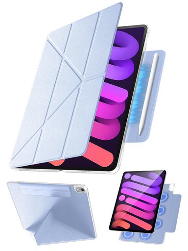 【対応機種】 iPad mini7 (A17 Pro・2024年モデル)、iPad mini 第6世代 (8.3インチ・2021年モデル) に専用設計されたケース。対応モデル番号:A2895、A2896、A2897、A2567、A2568、...