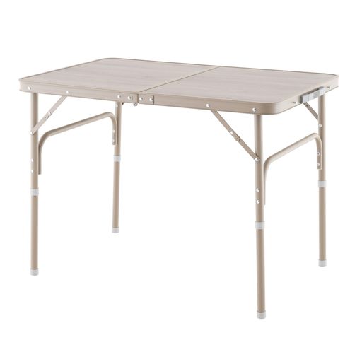 非住宅用途 【サイズ】外形寸法:約93x61x66(37)cm 収納寸法:約61x48x7cm 【本体重量】約3.8kg 【カラー】グレー 【耐荷重】30kg 【材質】甲板の表面材:合成樹脂化粧繊維板(メラミン樹脂) 甲板の表面加工:メラミ...
