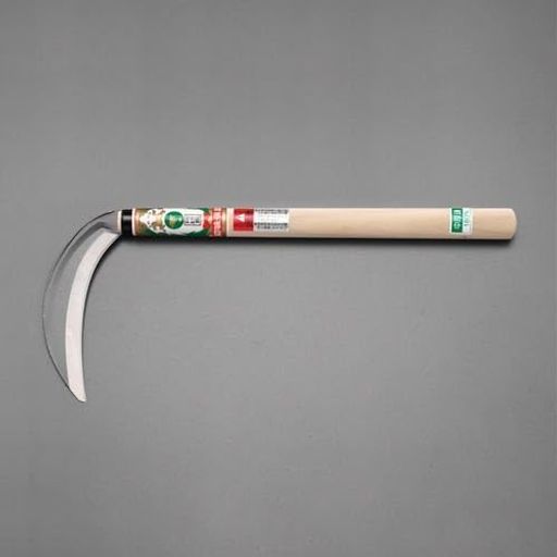 ●刃材質:特殊ハガネ鋼●刃長:180mm●全長:435mm●刃形状:片刃厚鎌●コード品番:EA650BA-33