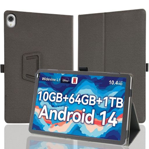 対応機種:FancyDayC13タブレット10.4インチ2024年 【高級感のある素材】上質なPUレザーで仕上げられており、優しい手触りで持ちやすいです。本体を汚れや衝撃から守れる美しく高級感のある仕様です。 【ブラケット機能】マルチアング...