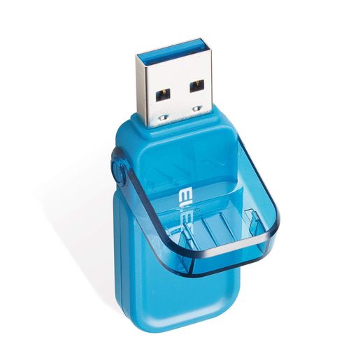 USB3.1(Gen1)/USB3.0対応で、高速データ転送を実現するUSBメモリです。 大容量データ、大量のデータでも高速データ転送でストレスなく使用可能です。 片手で抜き差しできるフリップキャップ式です。 フリップキャップなので、紛失の...