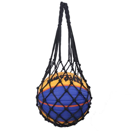 【製品内容】ブラック(1個セット)。 【携帯性】このメッシュバッグはスポーツボールや用具をすっきり収納。学校やスタジアム、ジム、ビーチなど、様々な場所へ簡単に持ち運べます。 【ナイロン素材採用】手編み製法により、軽量で携帯性に優れ、色落ちし...