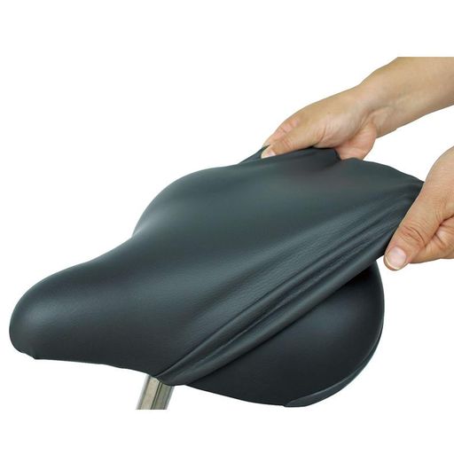 適応サイズ:(約)サドル幅/29-35cm、サドル長さ29-34cm(軽快車用) 重量:(約)40g 素材:表/ポリウレタン、裏/ポリエステル 種類:単品