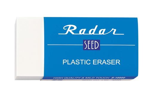 【Radar】「青いケースの消しゴム」で親しまれている、1968年発売の高性能で高品質のプラスチック字消しシリーズ 【特徴】使い心地のよいマイルドな消し味ながら確かな消字力を備えた消しゴム 【スリーブ】消しゴムにかかる圧力を分散し使用中の消...