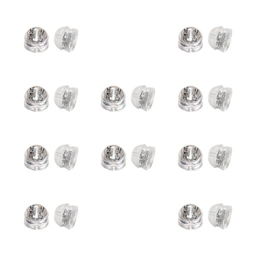 【商品詳細】ピアス キャッチ20個入り、サイズ約5.4x5mm。18K金、ローズゴールド、ホワイトゴールドなど、複数のカラーをご用意し、さまざまなスタイルやシーンに合わせたコーディネートが可能です。 【商品素材】ピアス キャッチ シリコンと...