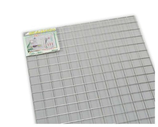 材質:ステンレス サイズ:1500mmx600mm 線径:枠5Φmm メッシュ部:2.5Φmm