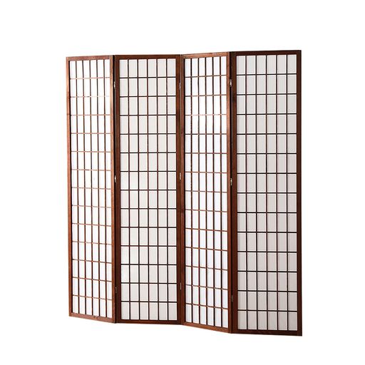 材質:枠=天然木、幕部=不織布 展開時サイズ:(約)幅176x奥行2x高さ150/178cm 折畳時サイズ:(約)幅44x奥行8x高さ150/178cm 完成品:組立不要重量:(約)6kg 和風パーテーション・間仕切り・目隠し・衝立で、空間...