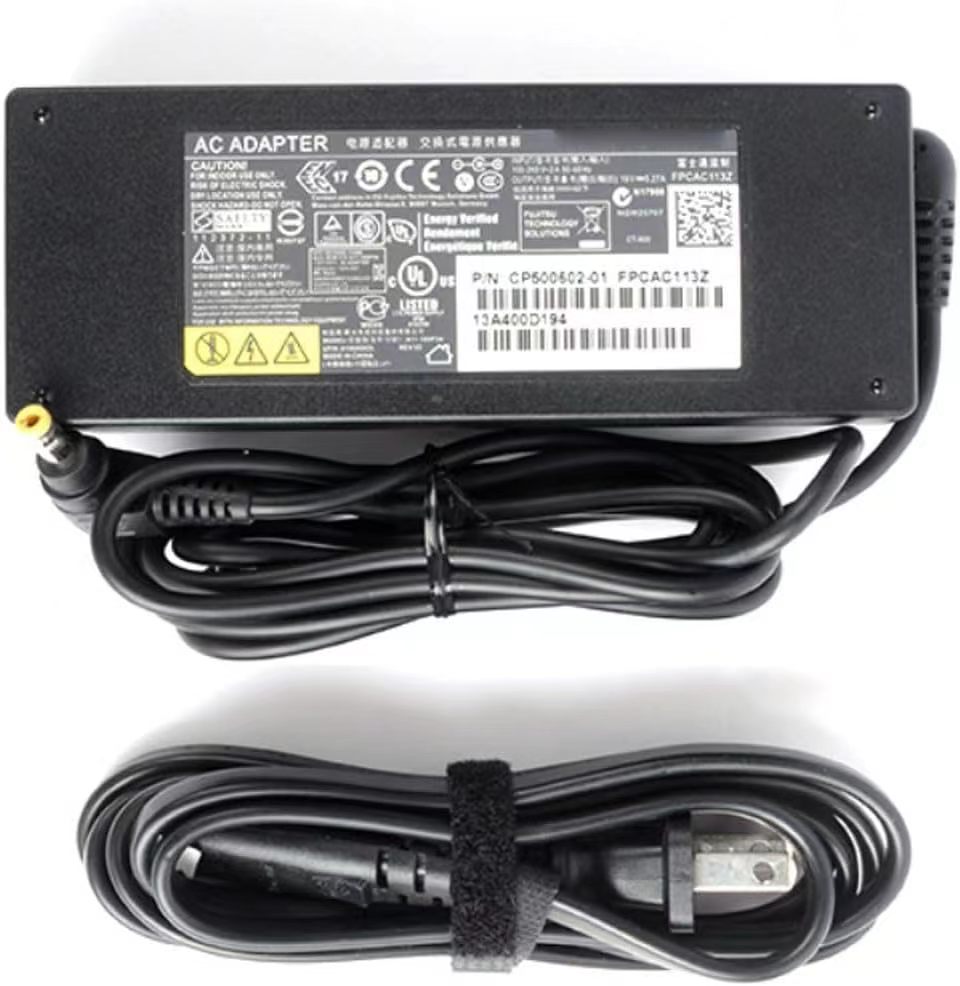 対応型番:A11-100P3A 5.5*2.5mm 19V 5.27A 100W 対応機種:For Fujitsu LH772 FMV-AC323B FPCAC113Z 修理交換用電源の充電器 出力電圧:19V 5.27A。パワー:100W...