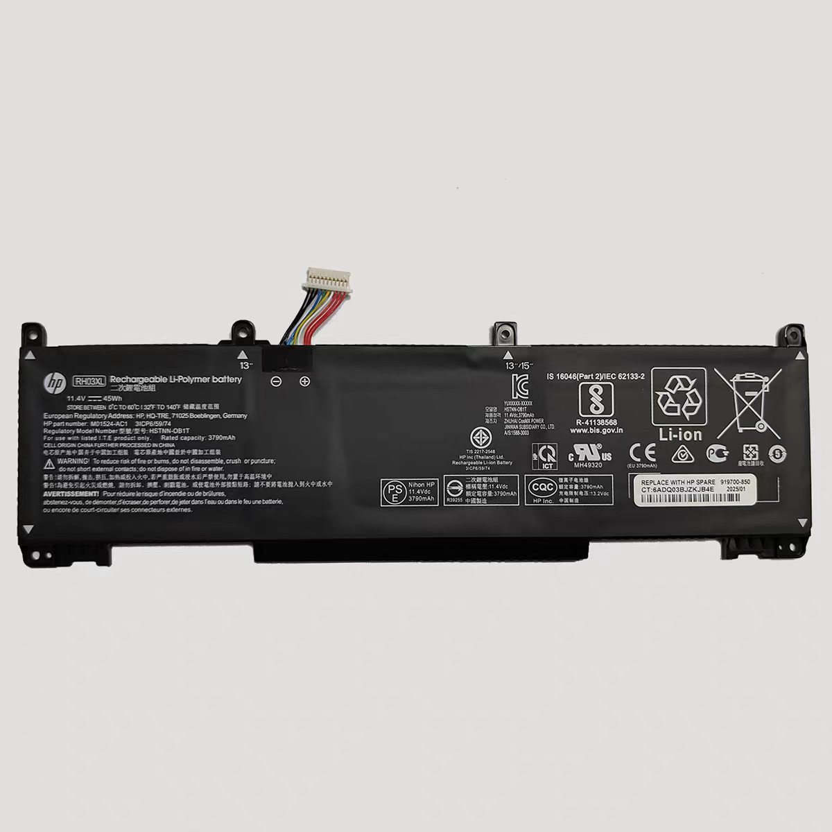 商品仕様 商品名RH03XL PRO14 11.4V 45Wh hp ノート PC パソコン 純正 バッテリー 電池 電圧 11.4V 容量 3947mAh (45Wh) タイプ リチウムポリマー 対応機種 Hpzhan 66 pro 15...