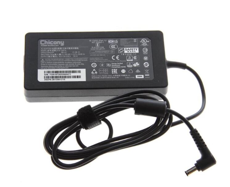 商品名 MSI 130W 電源アダプター 型番 Chicony A18-135P1A OUTPUT DC19.5V-6.92A DCコネクタ 丸型 外径約5.5mmФ　内径2.5mmФ 対応機種一部 MSI ゲーミングPC ノートパソコン ...