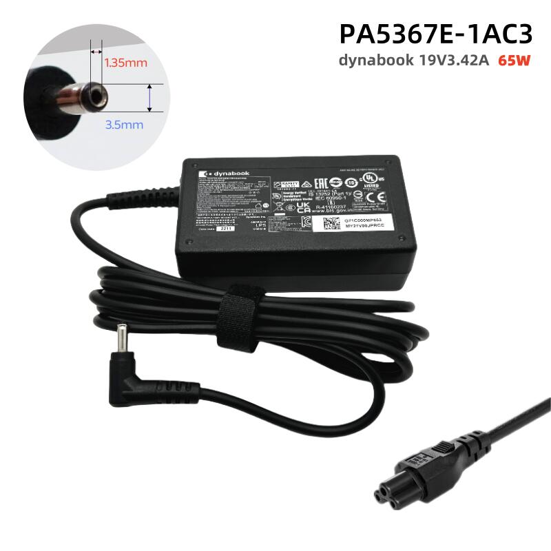 商品詳細 商品名 Dynabook 19.0V 3.42A（65W）ACアダプター 型番 PA5367E-1AC3 PA5367U-1ACA 入力 100-240V ～ 1.7A 50-60Hz 出力 DC 19V 3.42A（最大65W）...