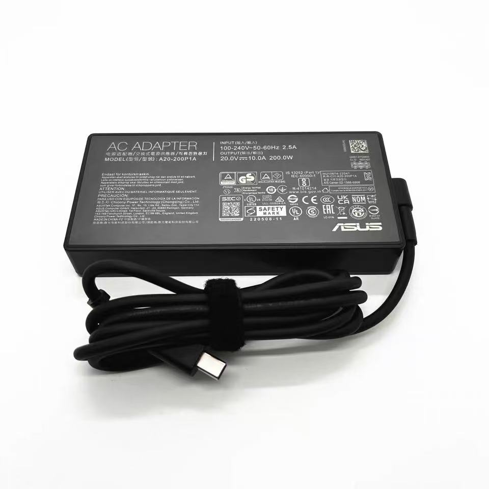 商品名 ASUS 200W 電源アダプター 互換型番 A20-200P1A ADP-200JB H ADP-200JB K ADP-200JB D OUTPUT 20V10A 対応機種一部 -ROG Strix G16 (GU605/GA6...