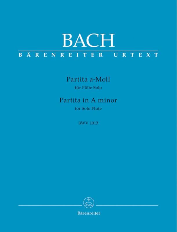 ウィットナー Partita a-Moll fuer Floete Solo BWV 1013 (ehemals BA 4401). Partita in A minor for Solo Flute BWV 1013出版社：Barenre...